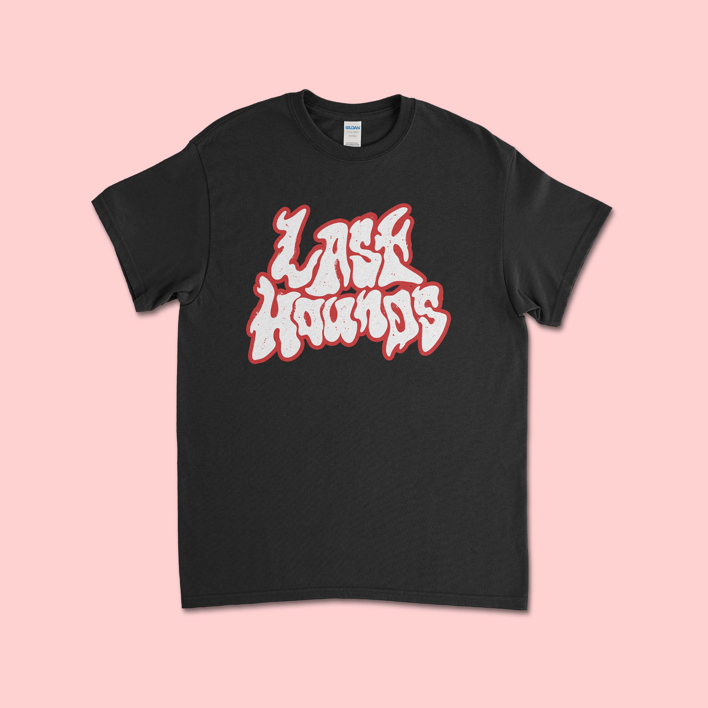LH Logo Tee Red outline – Last Hounds